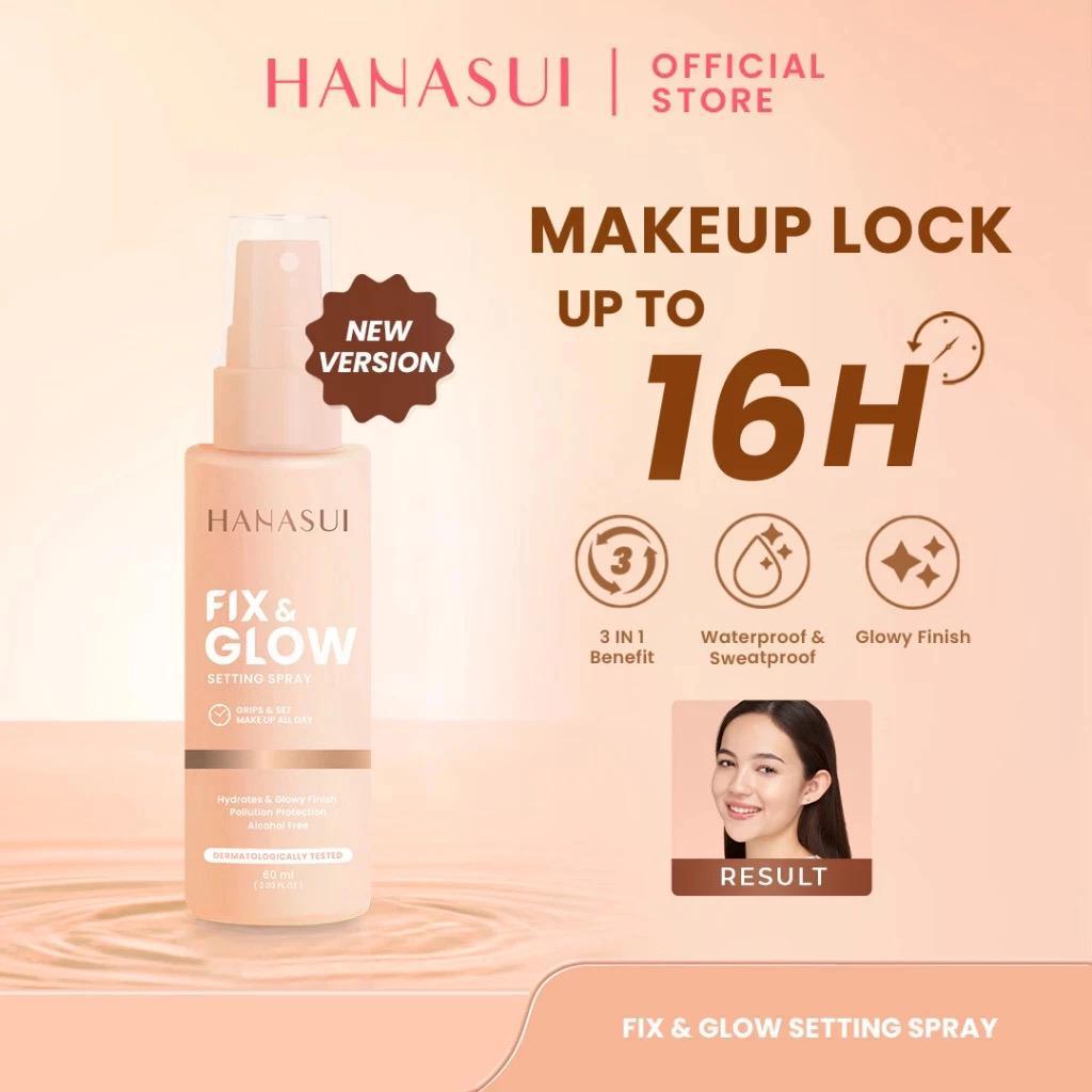 Jual HANASUI Fix & Glow Setting Spray | Shopee Indonesia