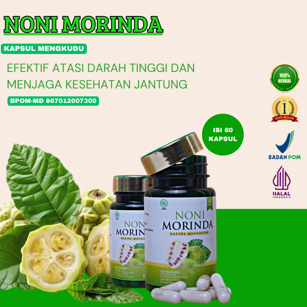 Jual NONI MORINDA ORIGINAL Obat Herbal Ampuh Berkhasiat - BPOM | Shopee ...