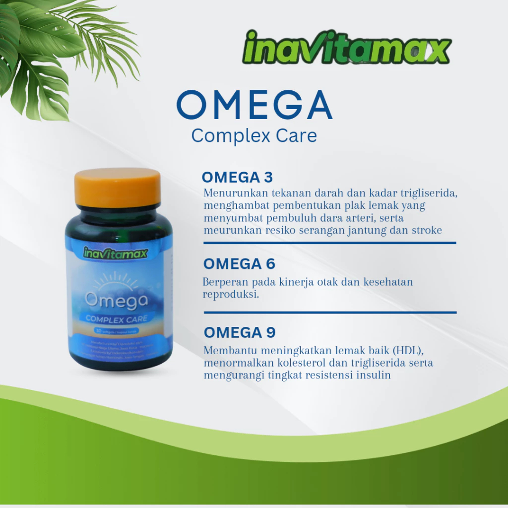 Jual INAVITAMAX OMEGA COMPLEX CARE | INAVITAMAX OMEGA 3 SOFTCAP@30 ...