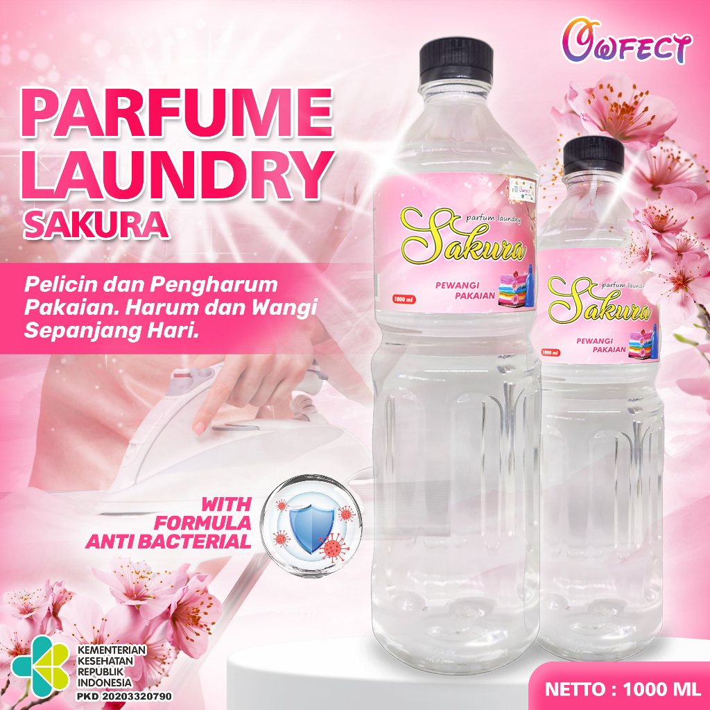 Jual BEST SELLER Parfum Laundry Grade A SAKURA/pewangi pakaian laundry ...