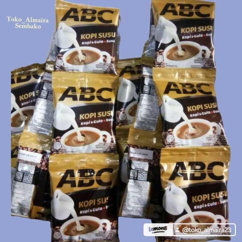Jual Kopi Abc susu 1 renceng isi 10 sachet | Shopee Indonesia