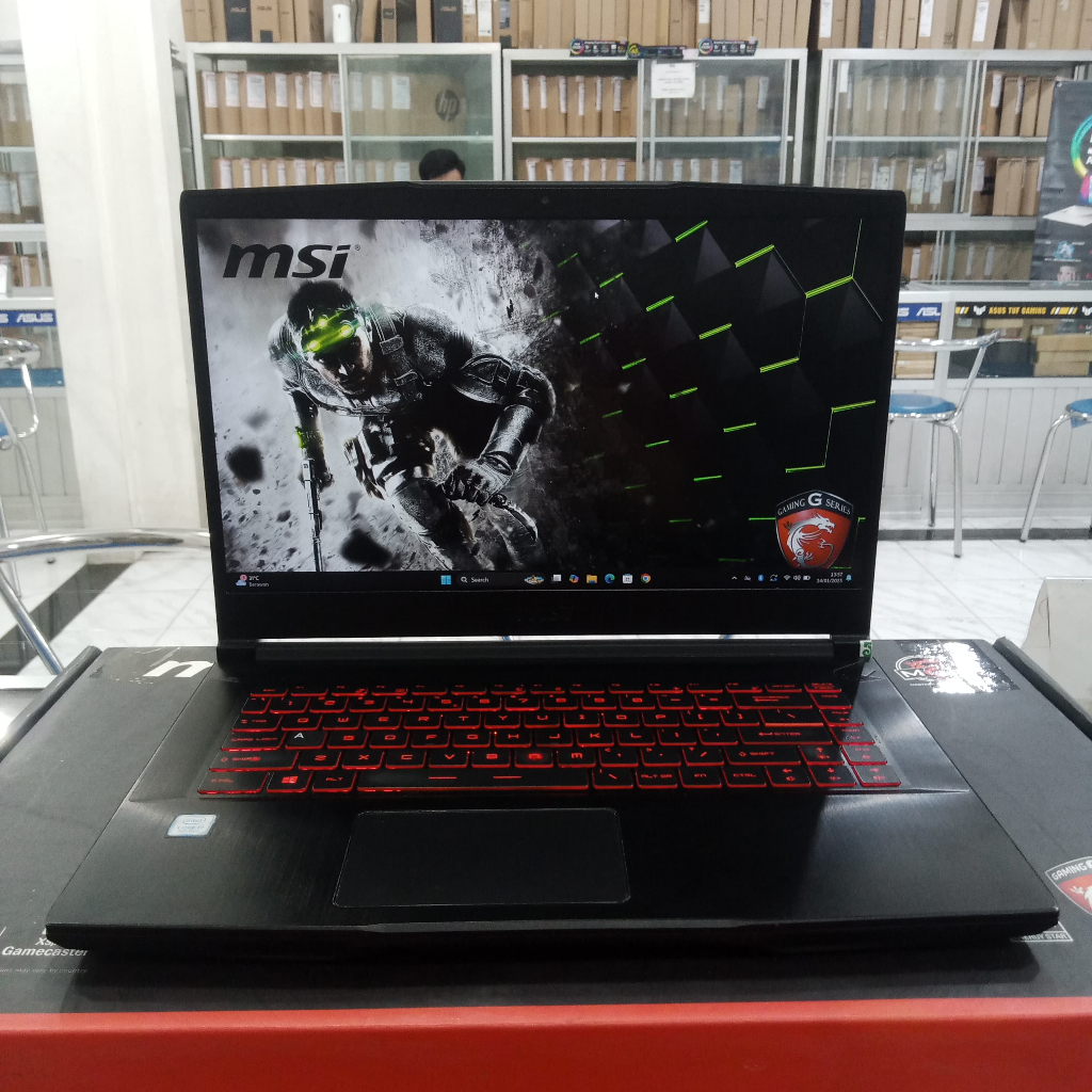 Jual LAPTOP GAMING MSI GF63 THIN 9SC CORE I7-9th RAM 16GB SSD 512GB ...