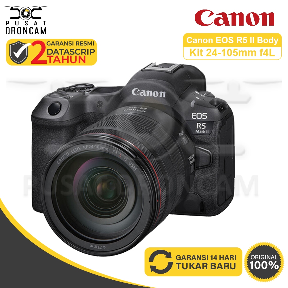 Jual Canon EOS R5 II Kit 24-105mm f4L Mirrorless Camera Canon R5 Mark II 24-105 mm f/4L R5 Mark ...