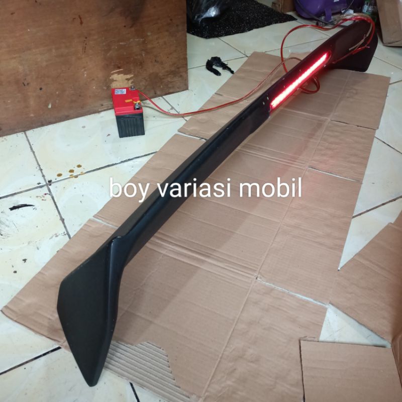 Jual spoiler calya / Sigra Mugen plus lampu | Shopee Indonesia