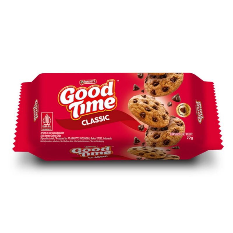 Jual Good Time Cookies 72gr / Klasik / Double Choc / Kopi | Shopee ...