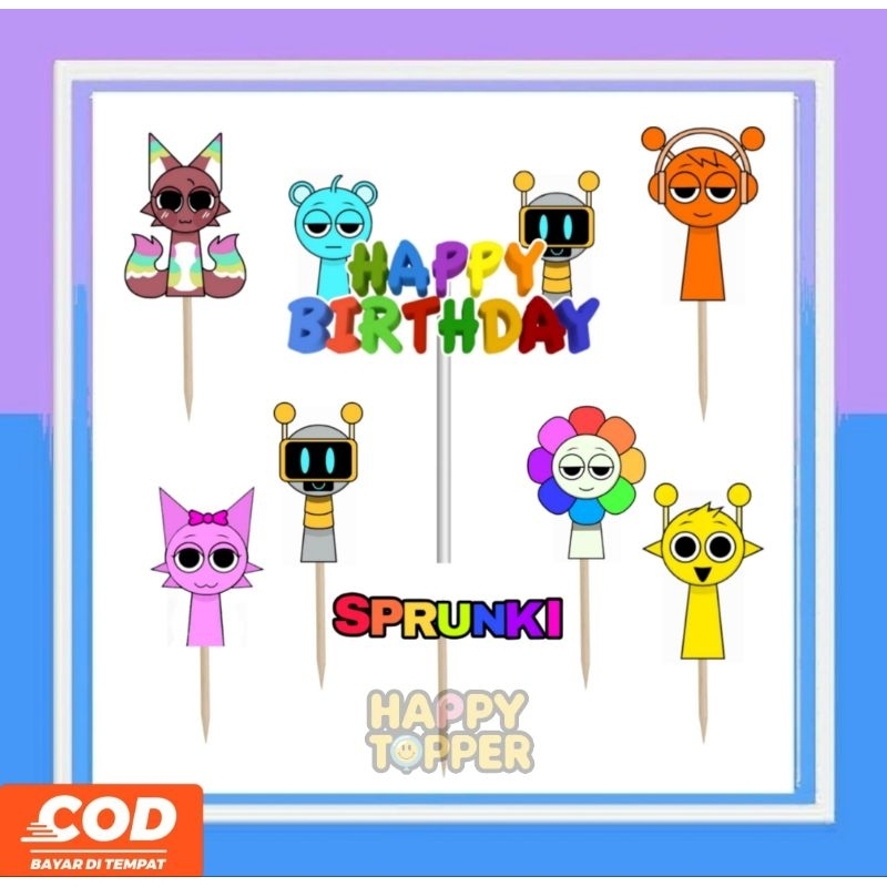 Jual Toper sprungki hiasan kue ulang tahun Decorasi cake | Shopee Indonesia
