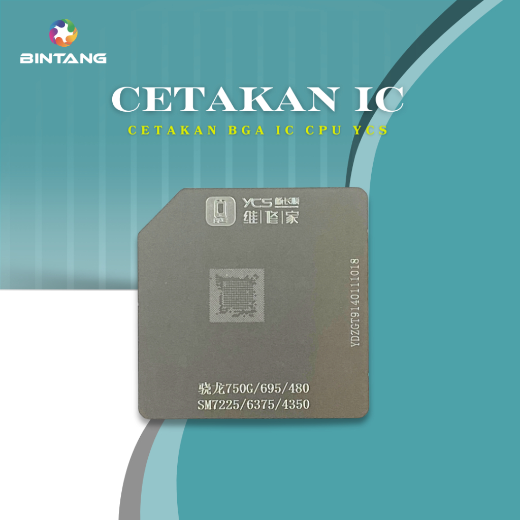 Jual PARTS CETAKAN BGA IC CPU YCS SNAPDRAGON 750G/695/480 SM7225/6375/4350 | Shopee Indonesia