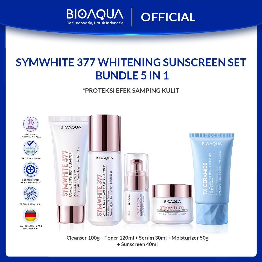 Jual BIOAQUA Symwhite 377 Whitening With Sunscreen Sunblock Wajah ...