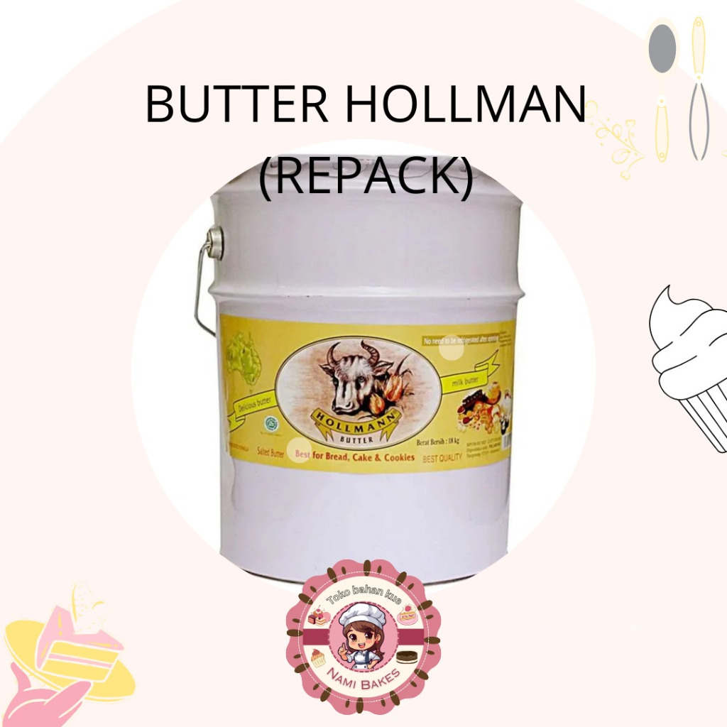 Jual Butter Hollman / Mentega Repack 100 gram | Shopee Indonesia