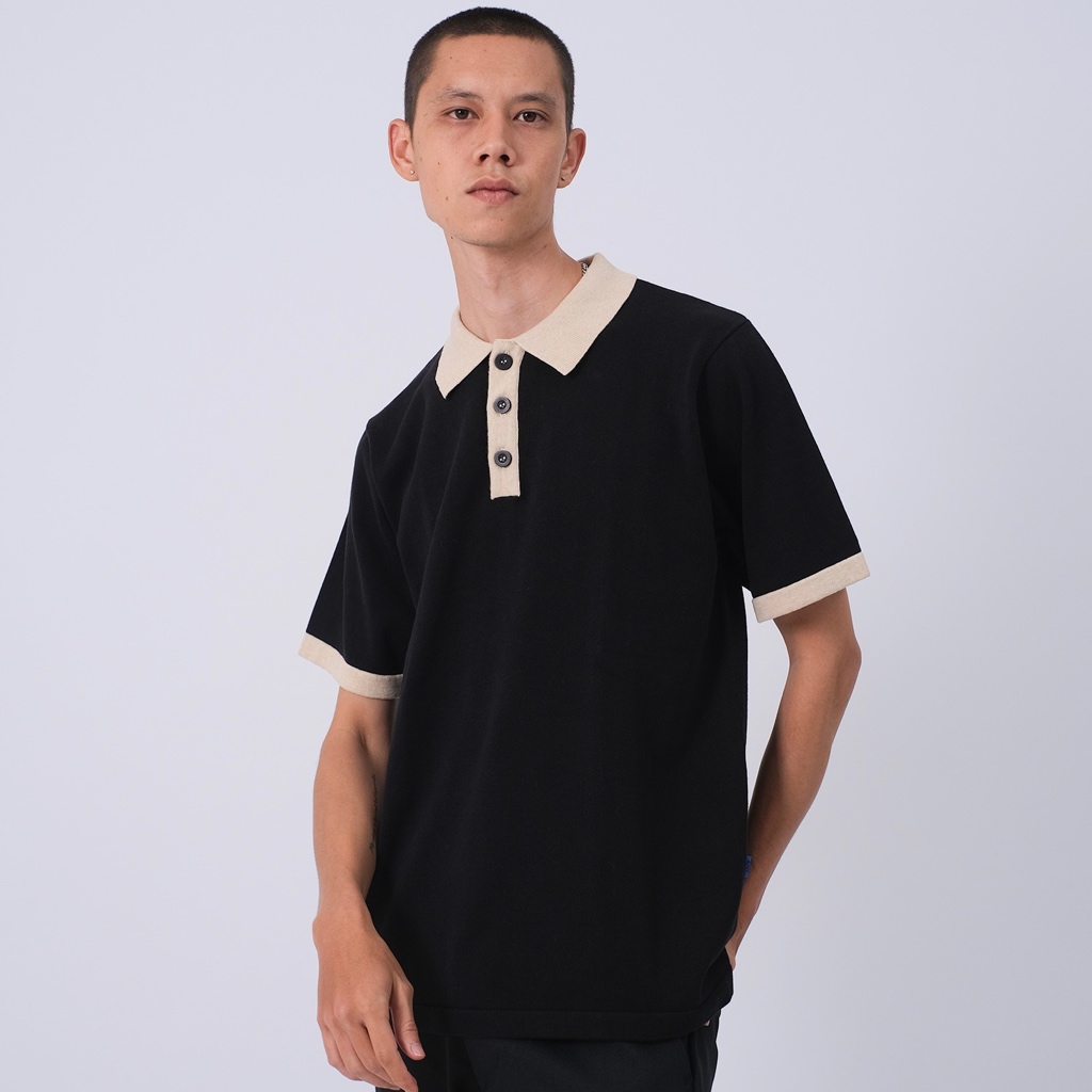 Jual Fhundred - Kaos Polo Knitted Shirt Cuello Cotton Relaxed Fit ...