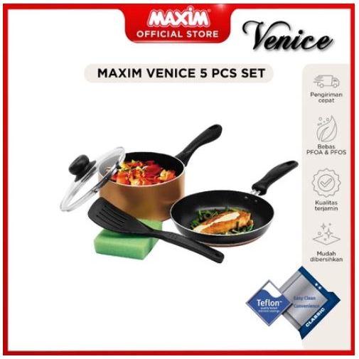Jual TEFLON MAXIM VENICE SET / TEFLON MAXIM VENICE | Shopee Indonesia