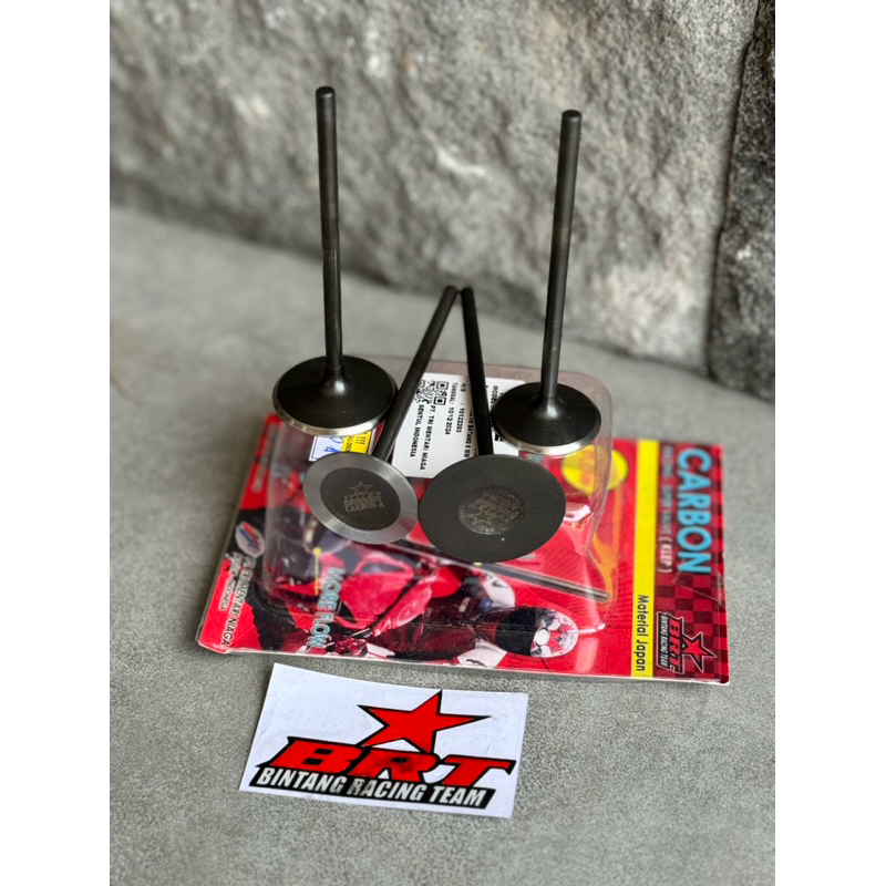 Jual KLEP BRT VAVLE BATANG 5mm 4,5mm 45 5 34/29 BINTANG RACING TEAM PRIGINAL CARBON | Shopee ...