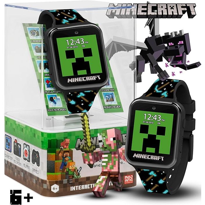 Jual Jam Tangan Digital Anak Interactive Watch Minecraft Touchscreen ...