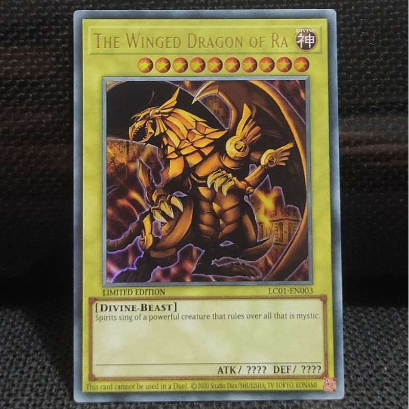 Jual Kartu Yugioh TCG The Winged Dragon of Ra Ultra Rare UR ORI LC01 NM ...