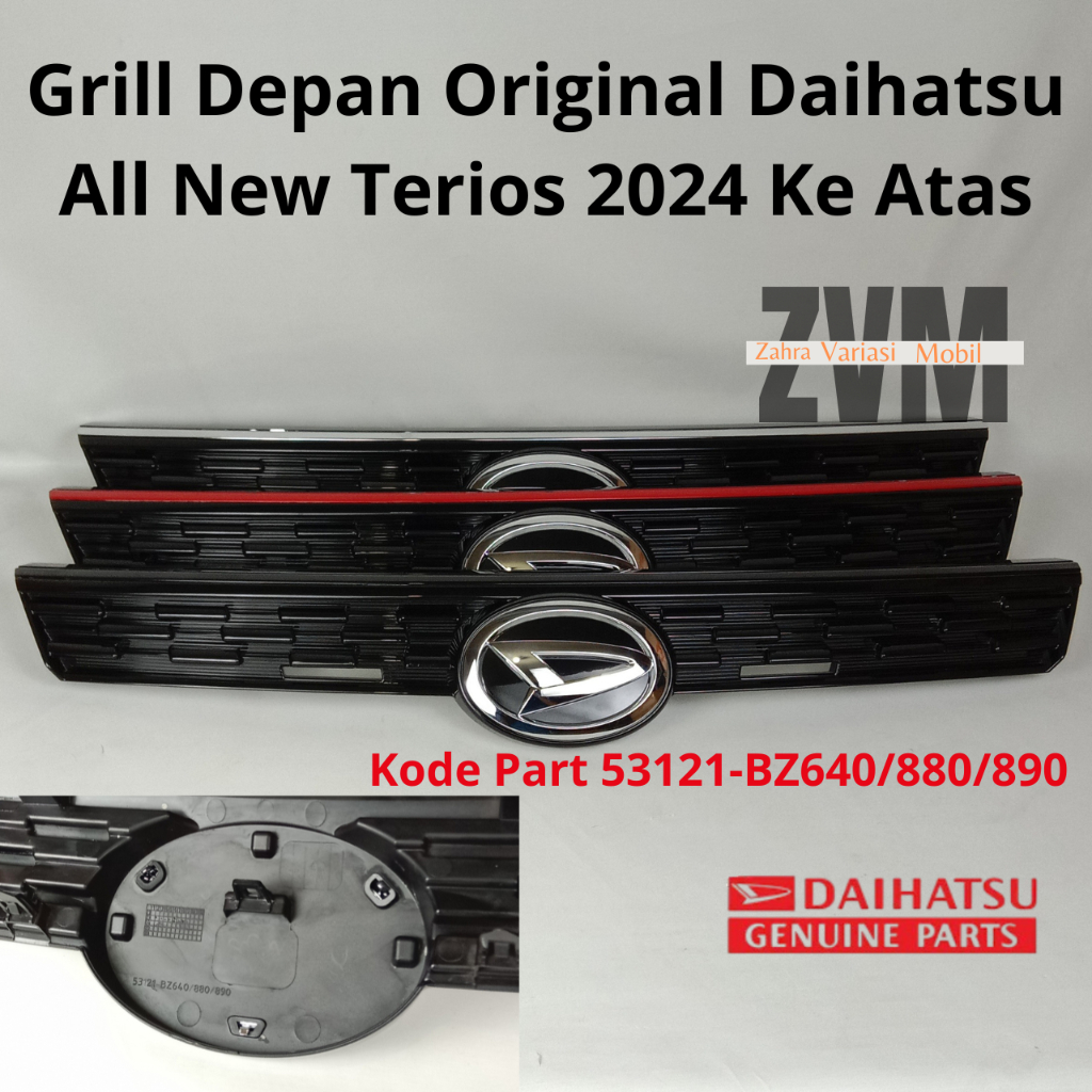Jual Grill Depan Original Daihatsu All New Terios 2024 Ke Atas Kode ...