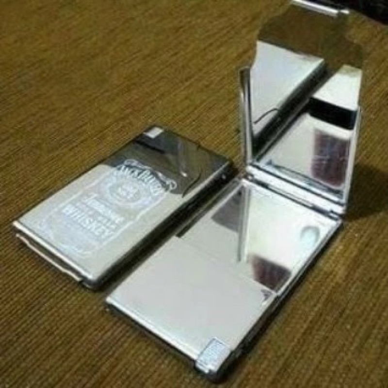 Jual KOTAK ROKOK KOREK API SLIM POLOS STAINLESS 95 TEMPAT ROKOK STENLIS ...
