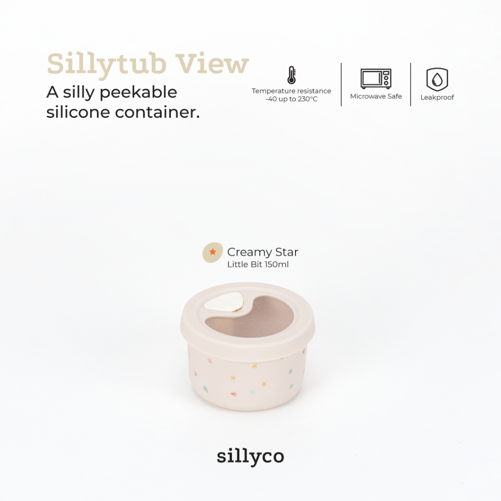 Jual Sillyco - Sillytub View Little Bit 150 mL - Sillyco - Sillytub Bowl - Silicone Container ...