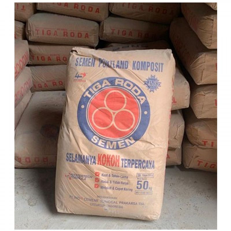 Jual SEMEN TIGA RODA 1 KG / semen hitam / semen kiloan / semen bangunan ...