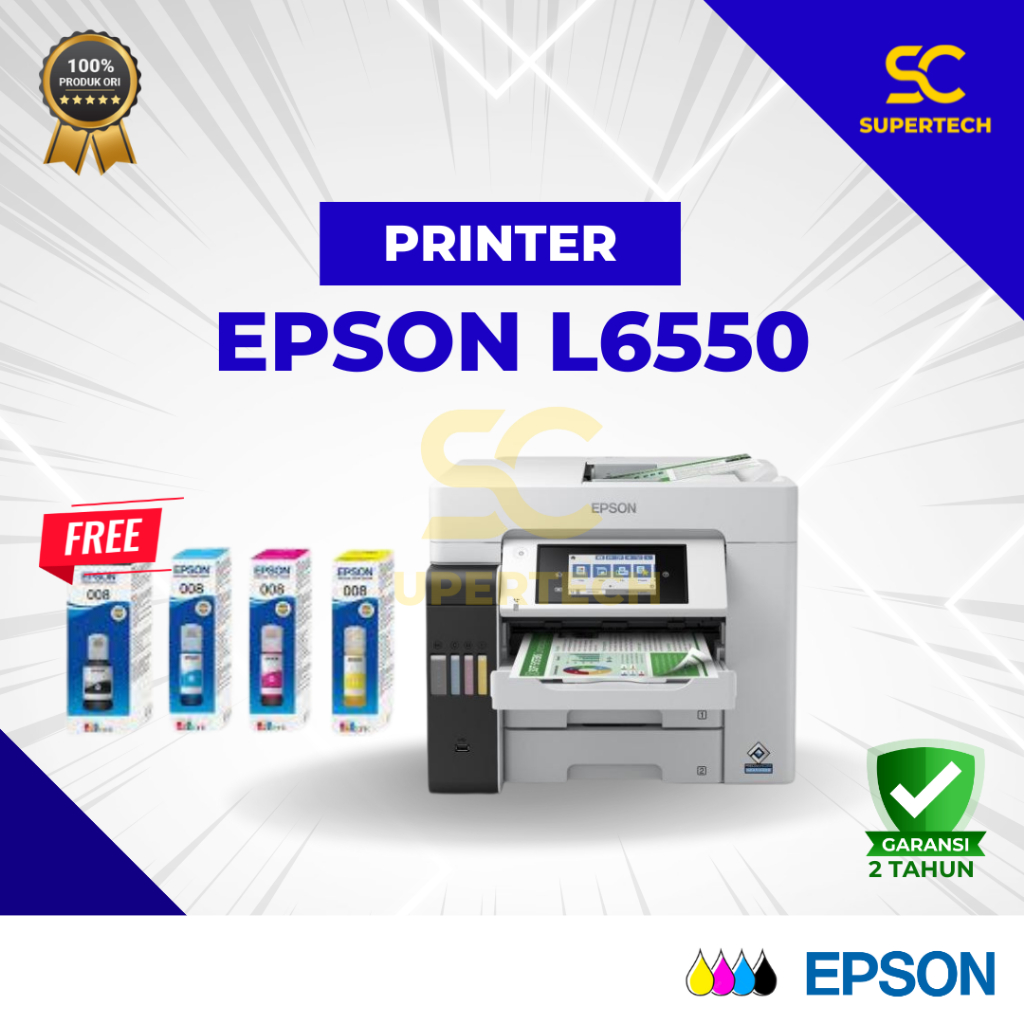 Jual Epson Ecotank L6550 A4 Colour Wi-Fi Duplex All-In-One Ink Tank ...