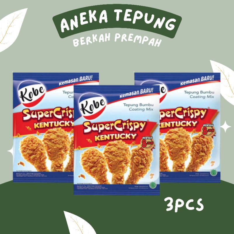 Jual Tepung kobe ayam crispy 3pcs | Shopee Indonesia