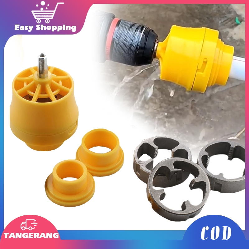 Jual 1set Alat Pembuat Drat Pipa PVC Alat Pembuat Ulir Pipa 1/2" 3/4" 1 ...