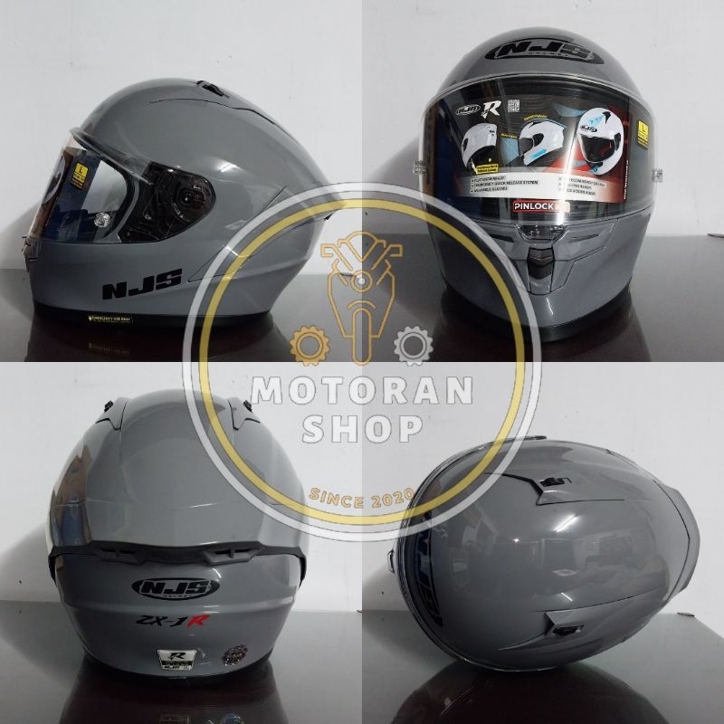 Jual Helm NJS ZX-1R Helm Full Face (Original) | Shopee Indonesia