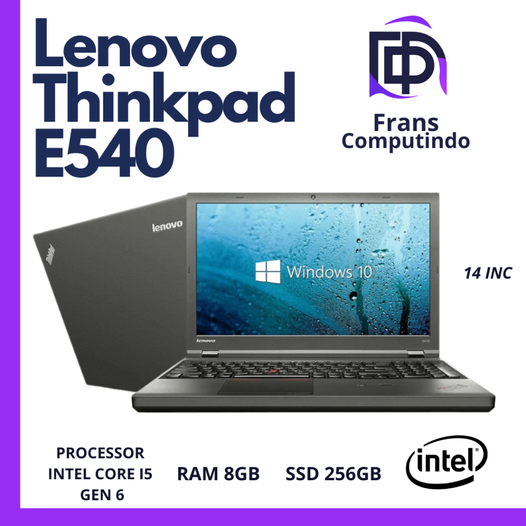Jual Laptop Lenovo Thinkpad E540 Core i5 Ram 8GB Ssd 256GB Original ...