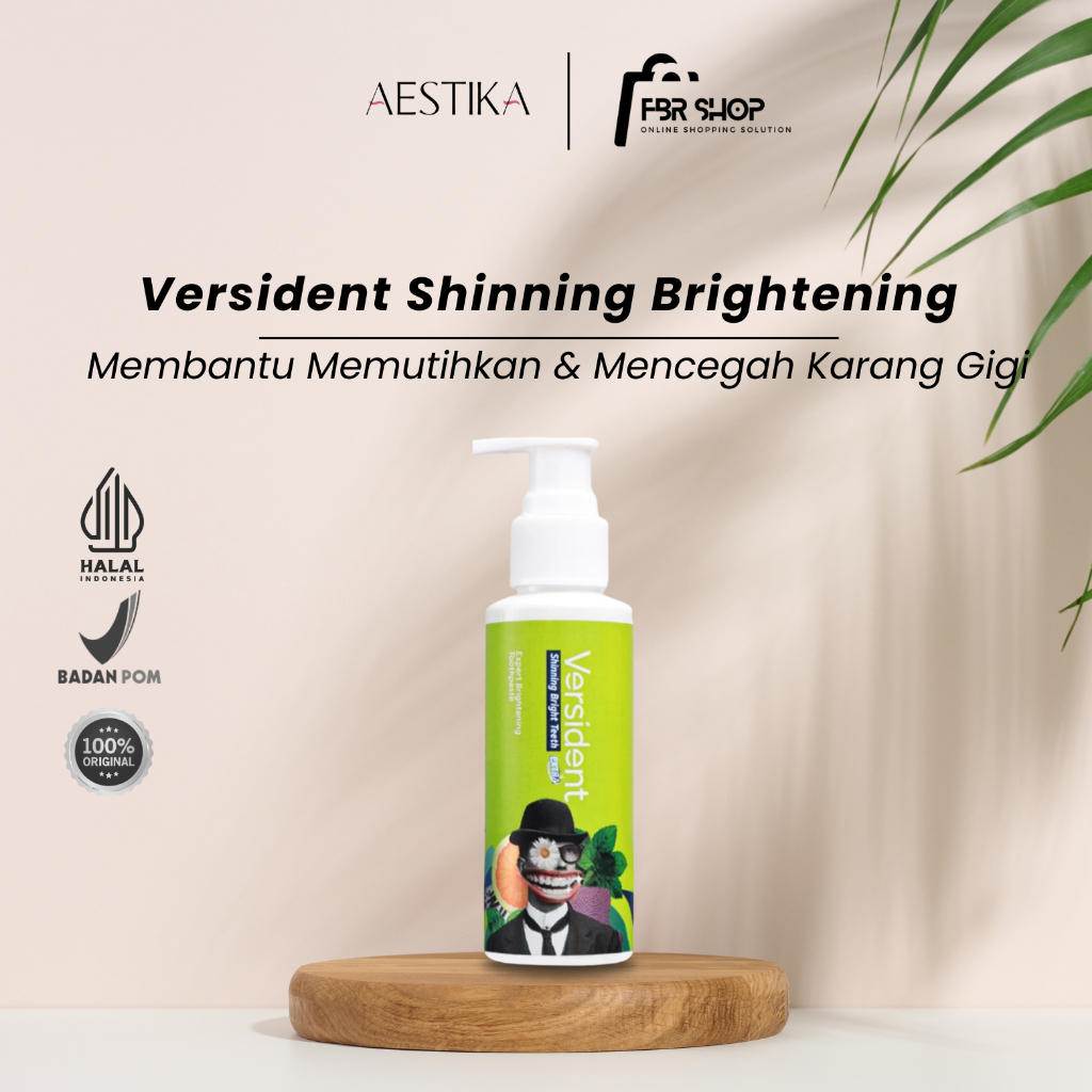 Jual Versident Shinning Bright Teeth Original - Pemutih Gigi / Pencegah ...