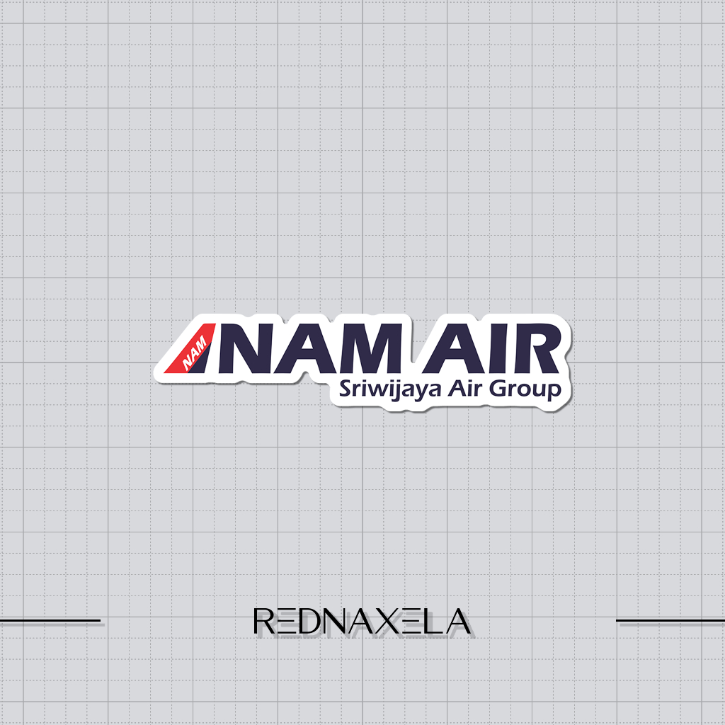 Jual Stiker Vinyl NAM Air Logo Stiker Koper Outdoor Waterproof Sticker ...