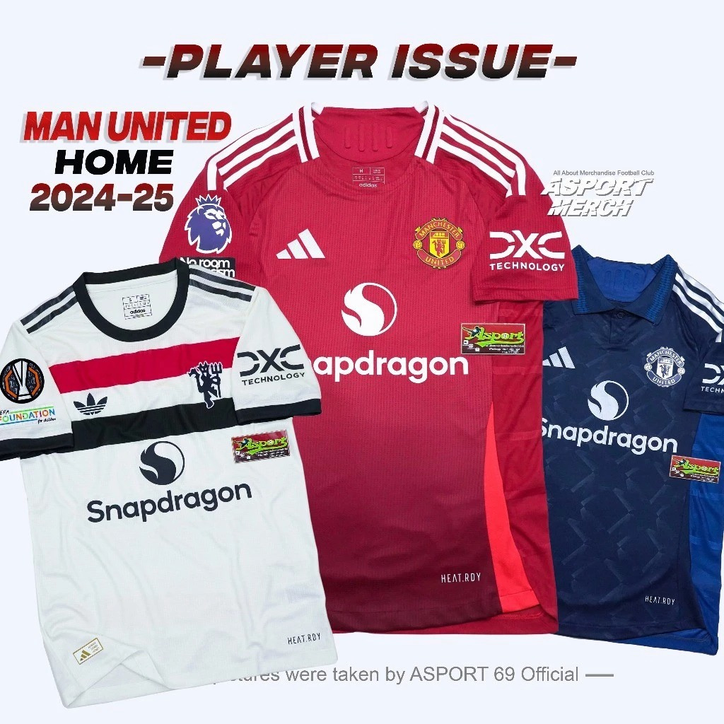 Jual MU HOME AWAY THIRD PI JERSEY MU MAN UNITED HOME 2024 2025 PLAYER ...