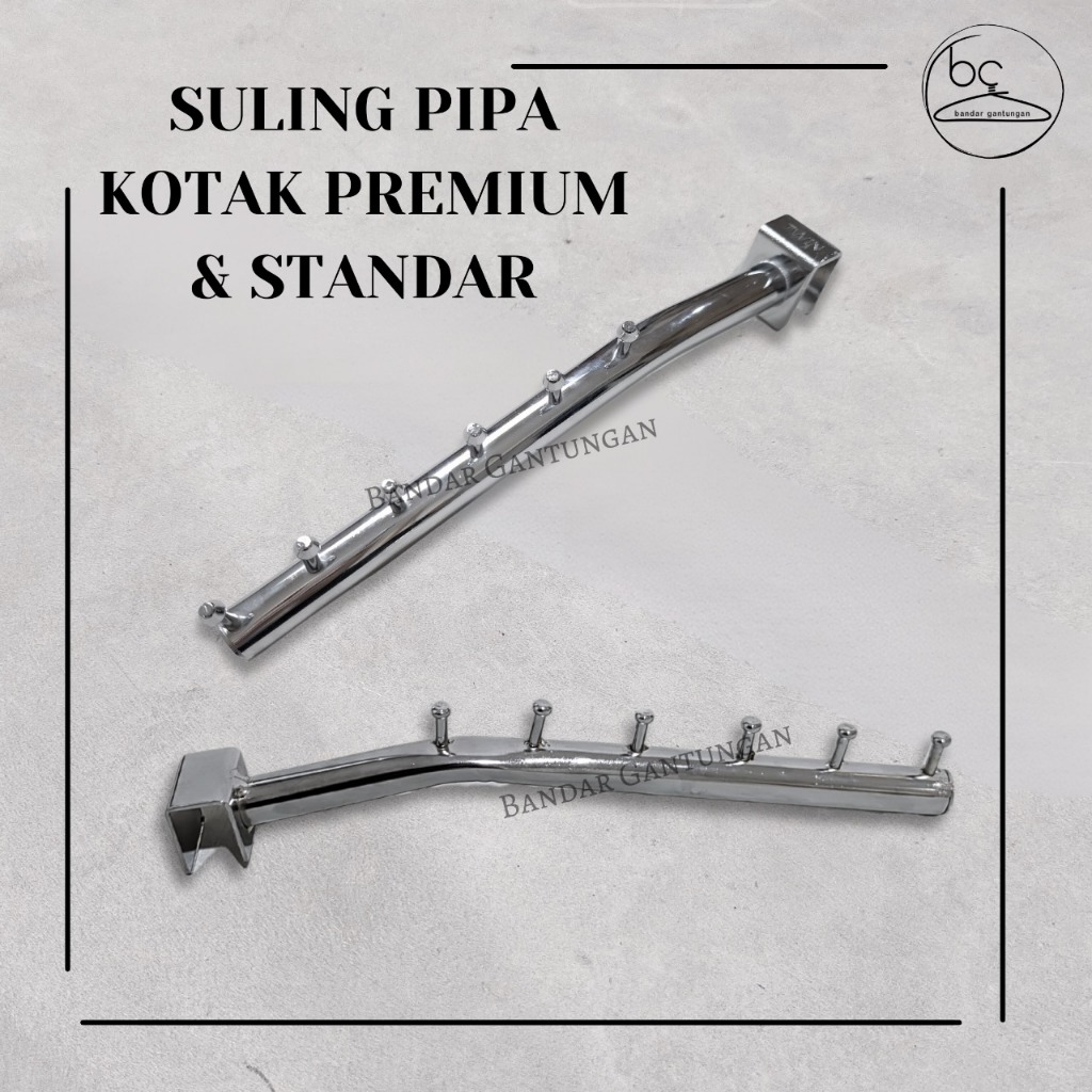 Jual Suling Hanger Besi Pipa Kotak / Gantungan Hanger Suling Besi ...