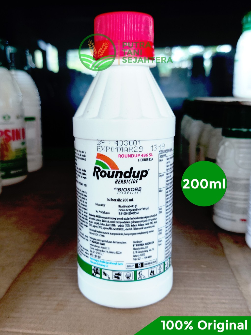 Jual Herbisida ROUNDUP 486SL Pembasmi rumput 200ml | Shopee Indonesia