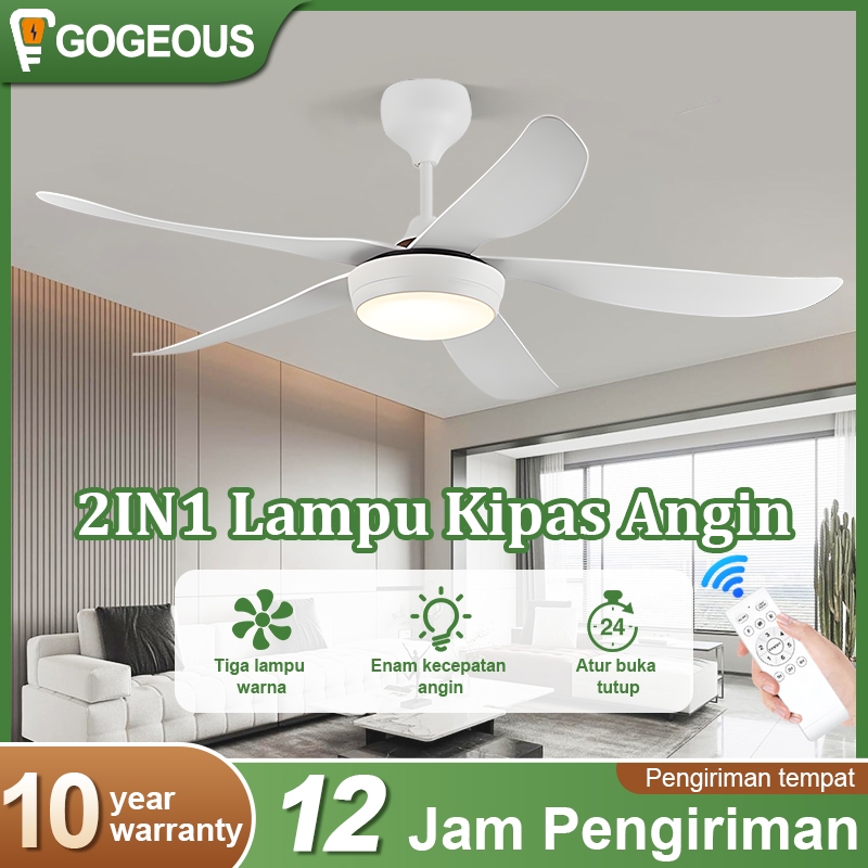 Jual GOGEOUS 52 inch kipas angin gantung plafon Panel lampu super besar ...