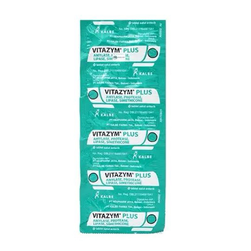 Jual VITAZYM PLUS STRIP ISI 10 TABLET | Shopee Indonesia