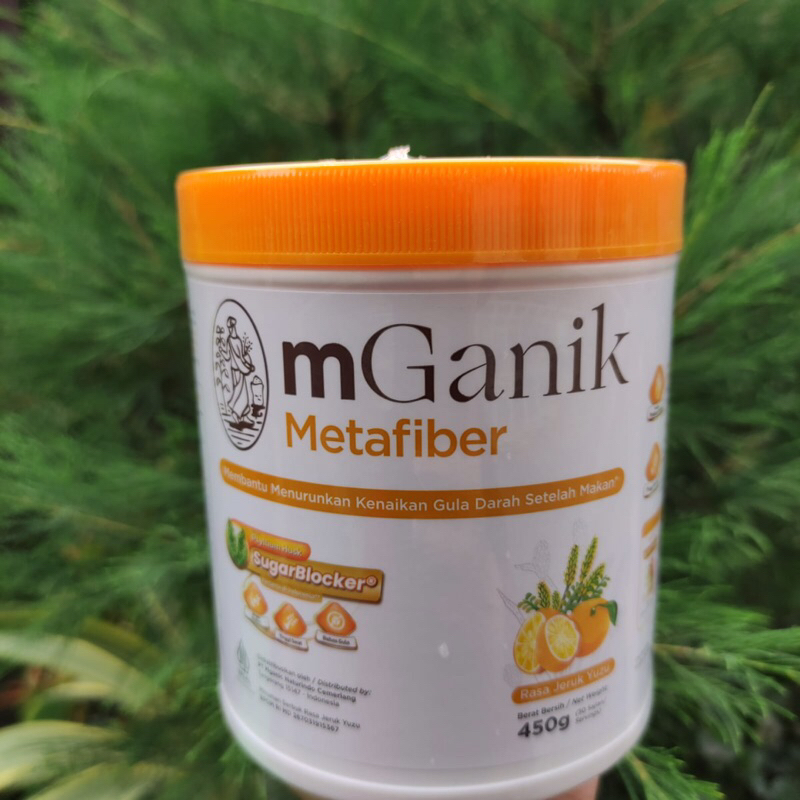 Jual MGANIK METAFIBER 450gr SUPLEMEN SERAT DIABETES & TRAVEL SIZE ...