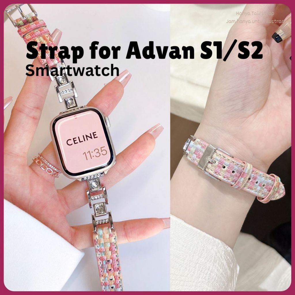Jual Zircon Strap for ADVAN Smartwatch S1 S2 Pro SE1 | Shopee Indonesia