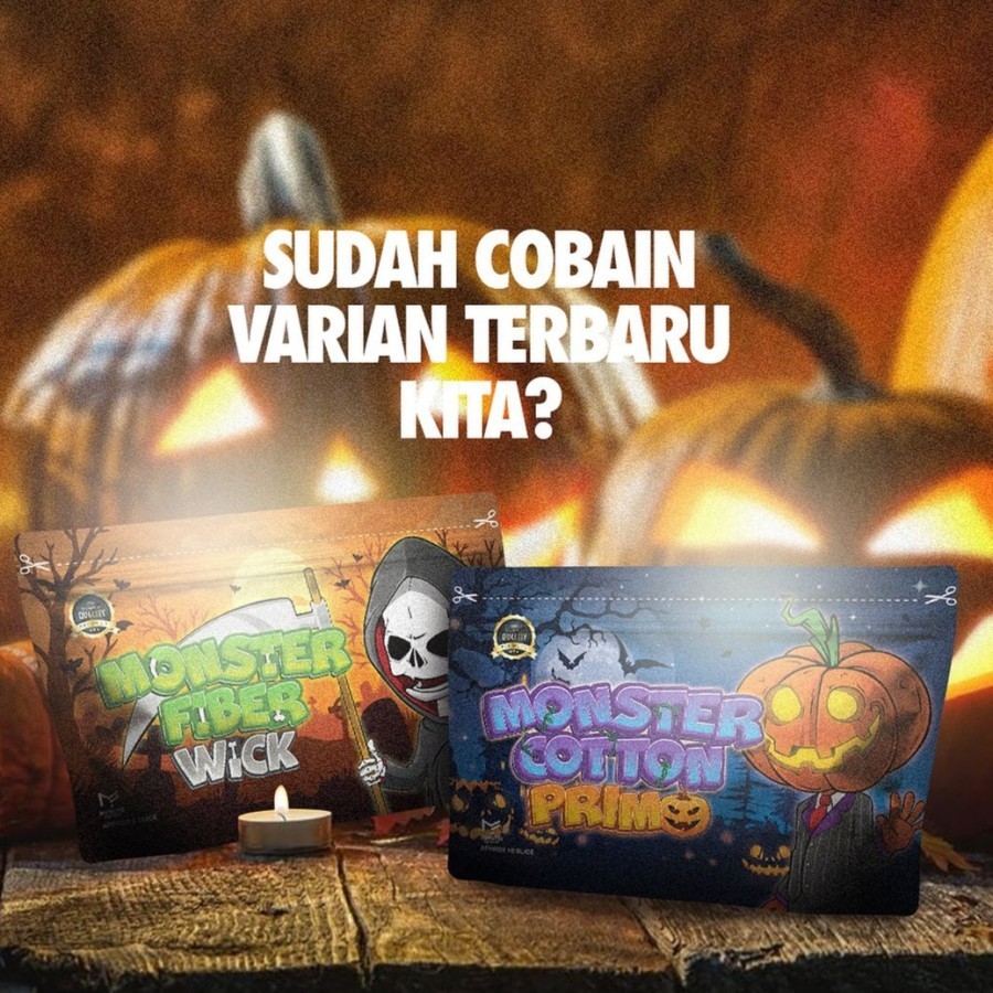 Jual MONSTER FIBER WICK 120CM KAPAS COTTON BY MONSTER FACTORY AUTHENTIC ...