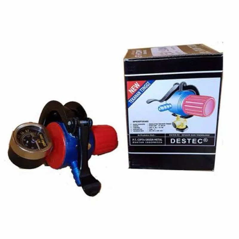 Jual Regulator Kompor Gas Destec Star Cam TT-202M HP (High Pressure ...
