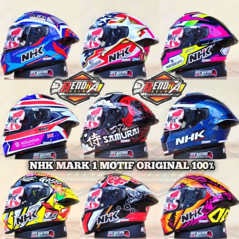 Jual Helm NHK MARK 1 GP EDITION MOTIF ORIGINAL 100% ( Ogkir Termurah ...
