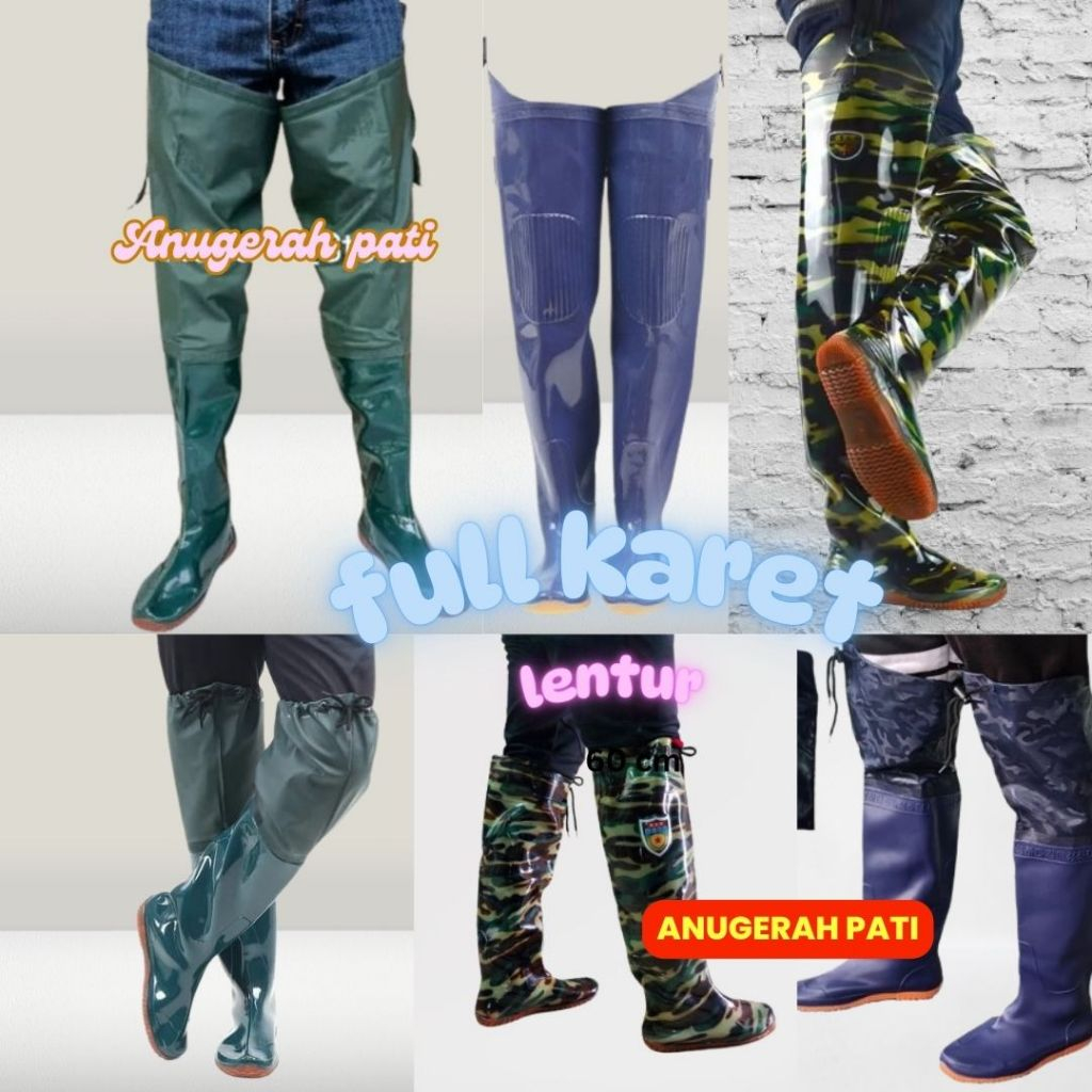 Jual [ORIGINAL-COD] Sepatu Boots But Boot Tani Full Karet Panjang ...
