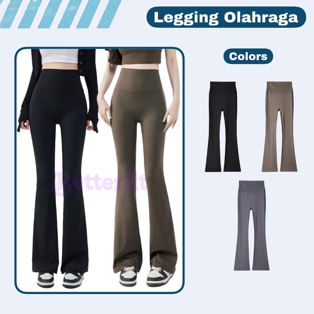Jual CUTBRAY FLARE HIGHWAIST LEGGING Yoga Pilates - Legging Cut Bray ...