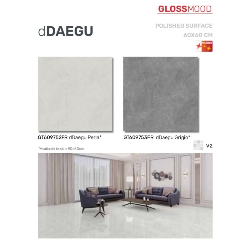 Jual dDaegu roman granit gloss polished 60x60 keramik granit lantai dan ...
