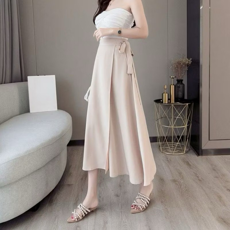 Jual Himari Skirt Rok Flare Wanita Korean style Rok Lilit Polos Rok ...