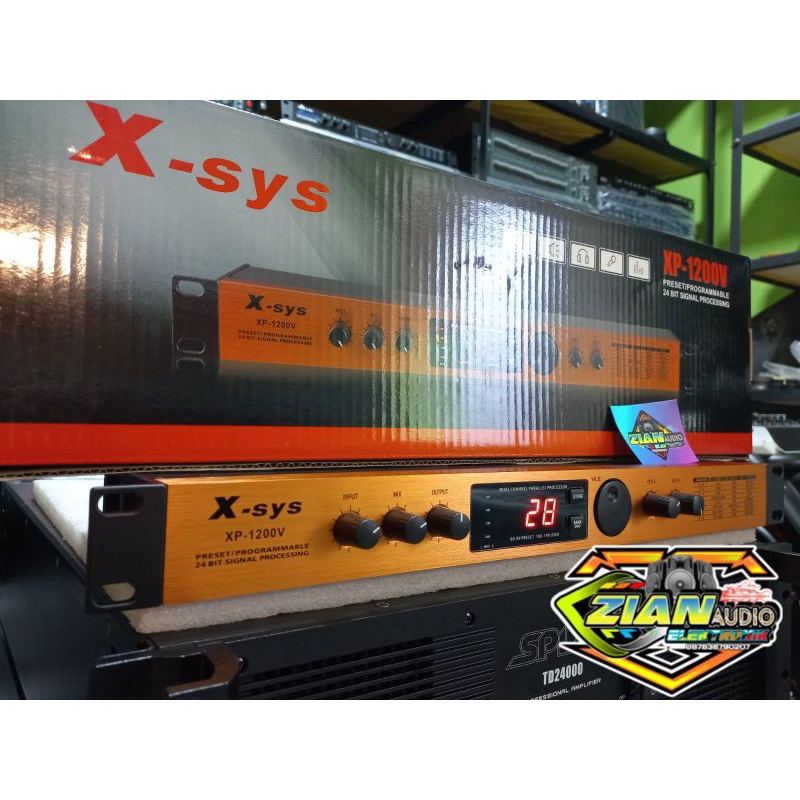 Jual Efek Vokal Audio Merek X-sys DSP Model XP-1200V Original KUPING ...