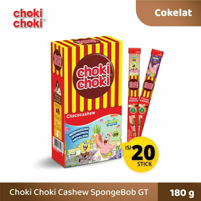 Jual CHOKI CHOKI COKLAT CHASEW 1 BOX ISI 20 STICK | Shopee Indonesia