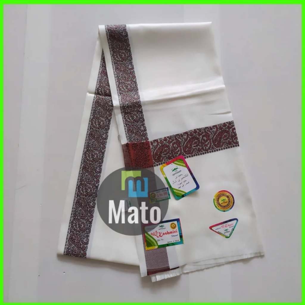 Jual Sorban Kashmiri Putih / Sorban Sawl Armaan Arifat Putih | Shopee ...