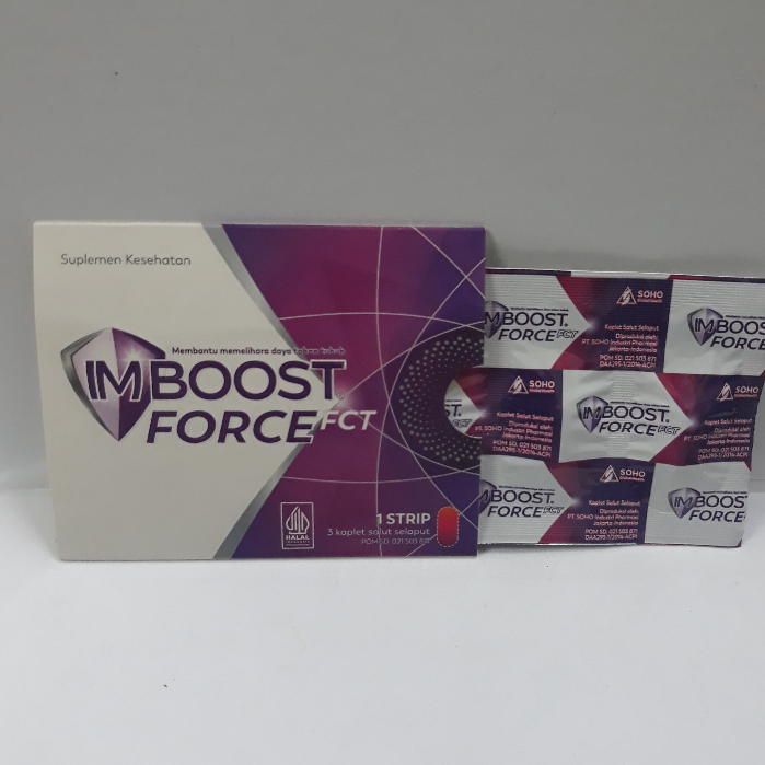 Jual Imboost Force FCT Strip 3 Kaplet / multivitamin | Shopee Indonesia