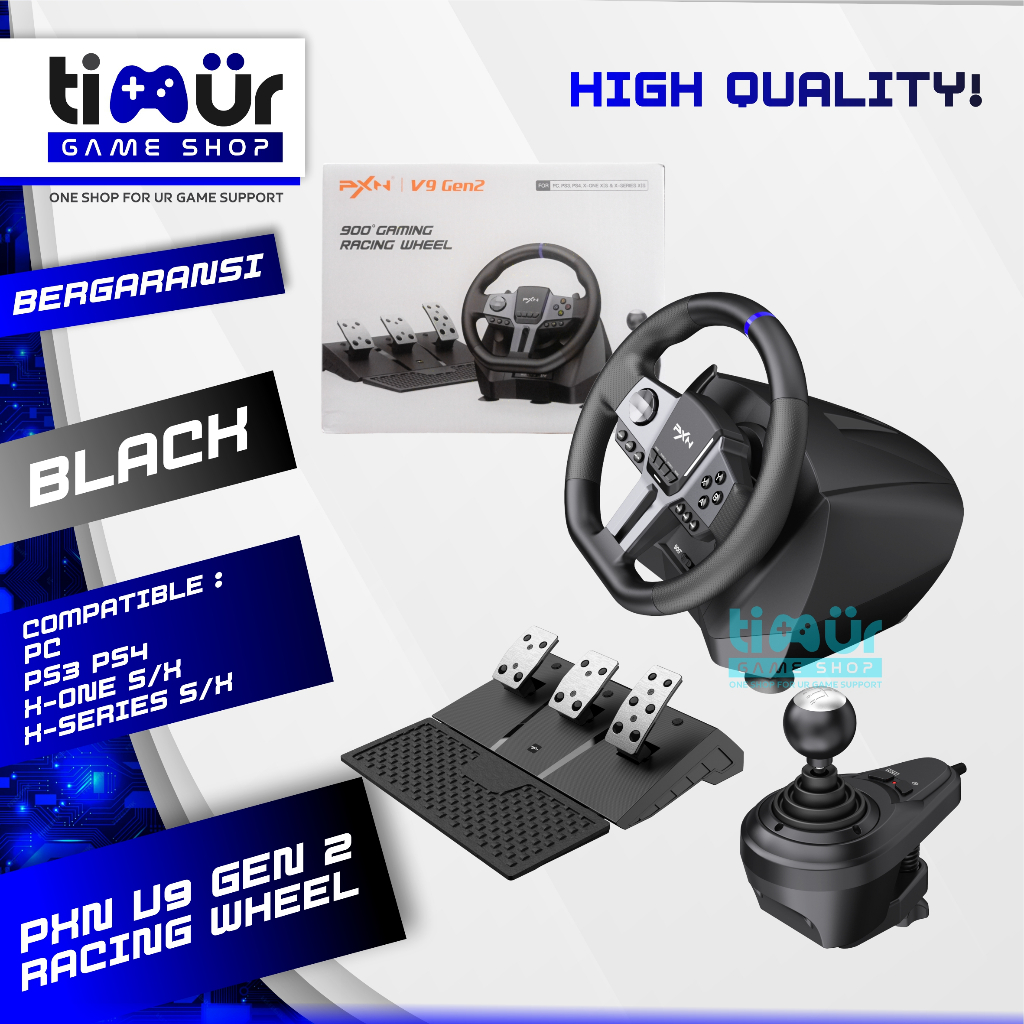 Jual PXN V9 GEN2 Steering Wheel 16 Bit Magnetic Encoder Racing with RGB ...