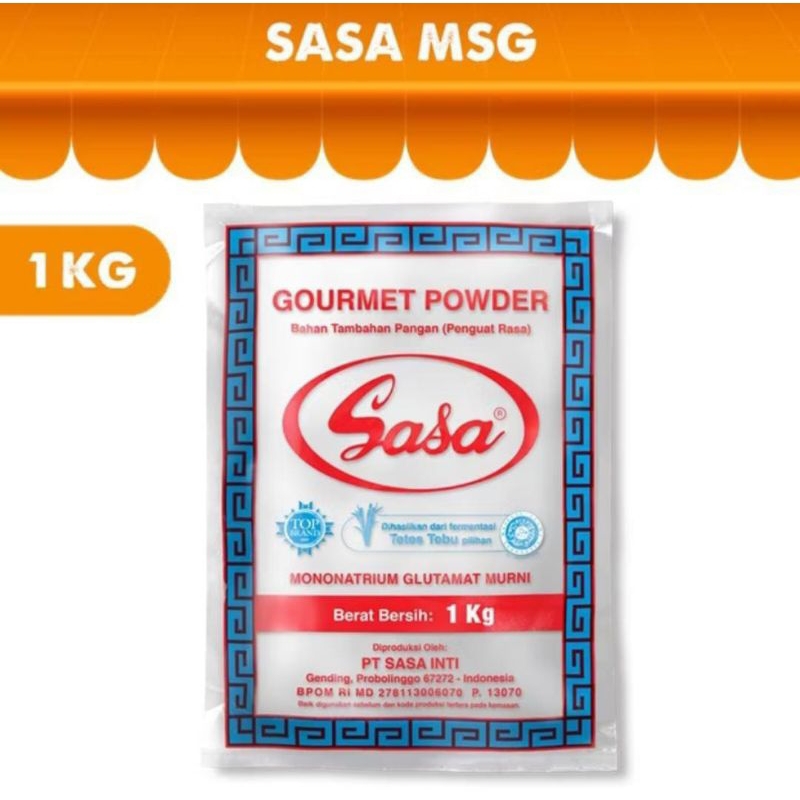 Jual SASA 1 KG PENYEDAP RASA / SASA 1000GR PENYEDAP RASA MAKANAN ...