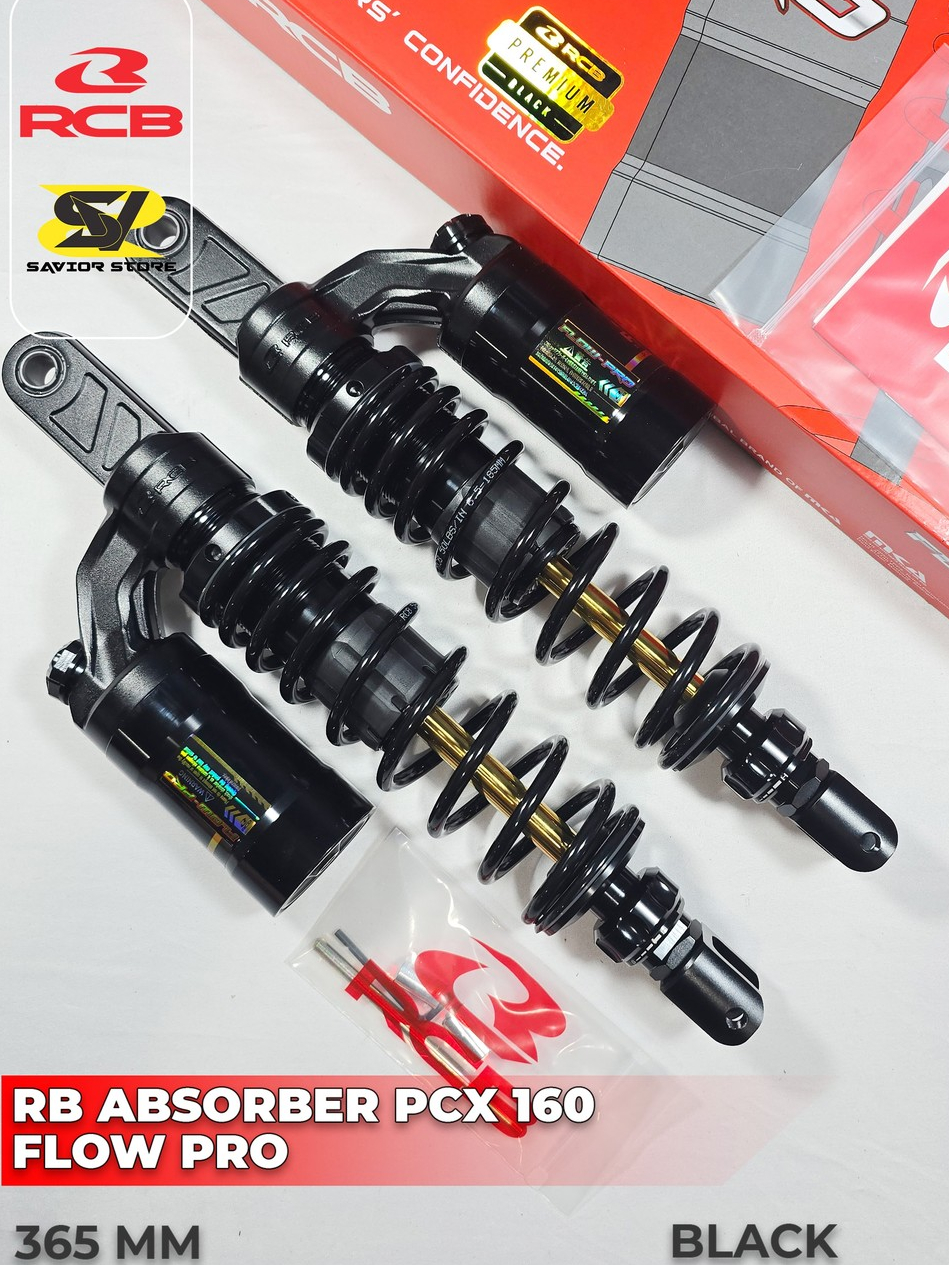 Jual SHOCK BREAKER RCB FLOW PRO 365 MM HONDA PCX 160 ORIGINAL RCB MKA ...